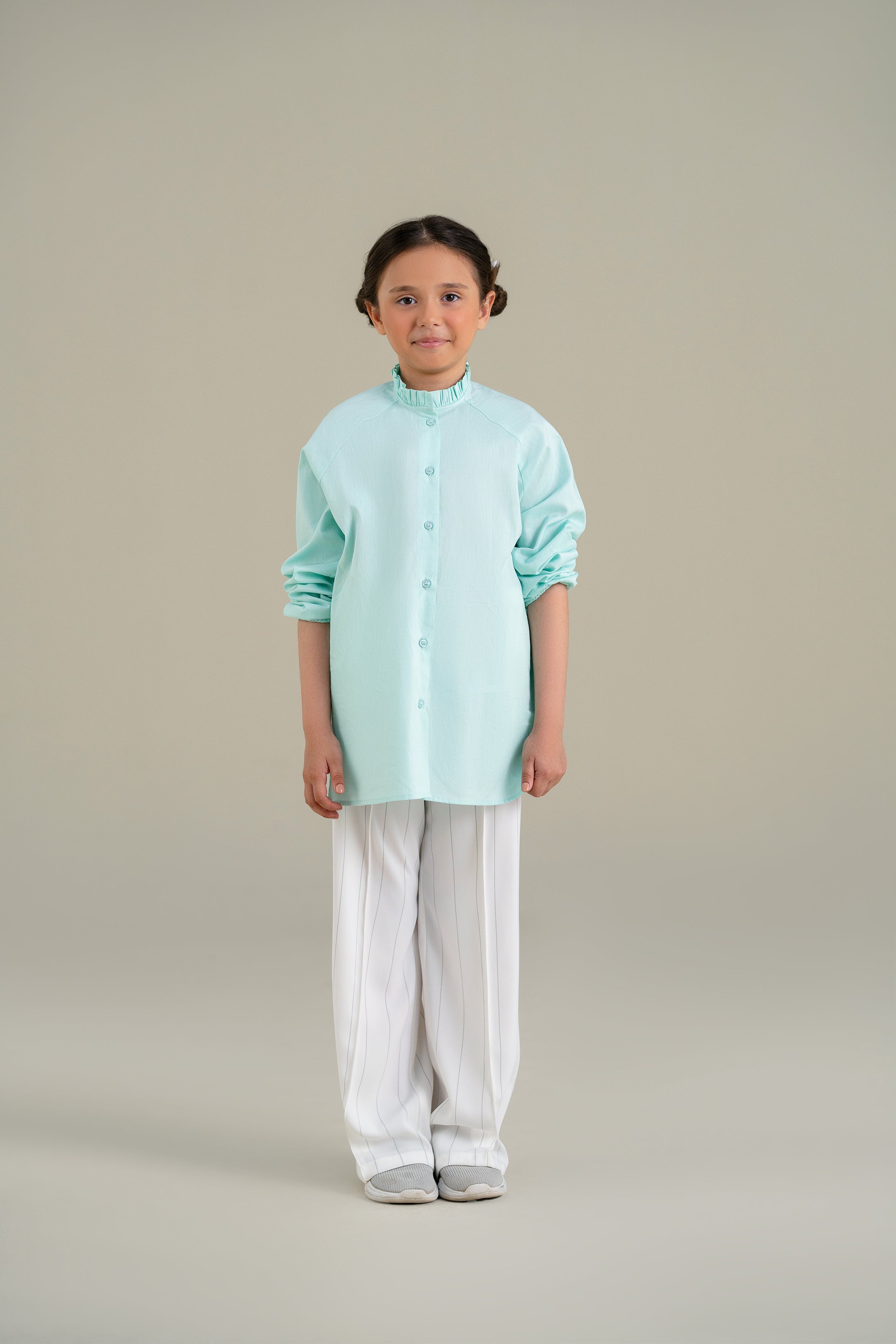 Ice Blue Blouse – BEIGE